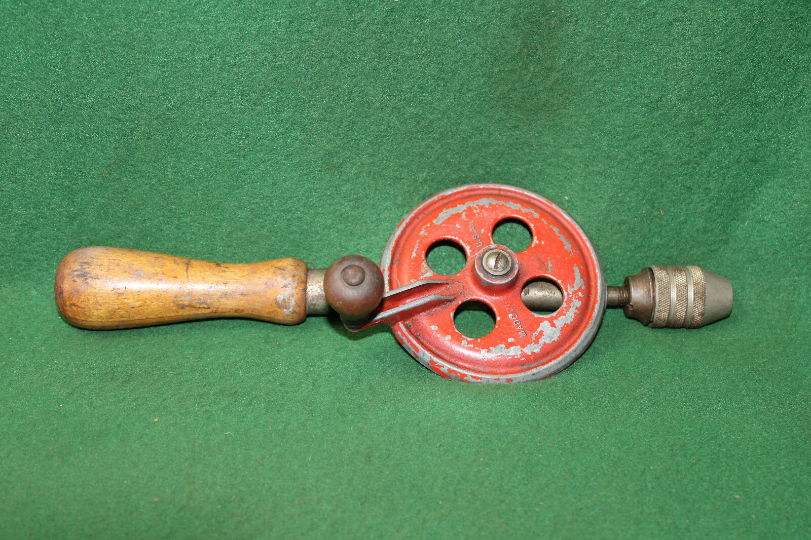 Antique Vintage Eggbeater Hand Drill Brace Made in USA Inv#BU21 | eBay