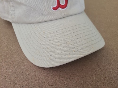 Boston Red Sox Strapback Cap Hat Tan Beige Ivory New Era RN11493 ...