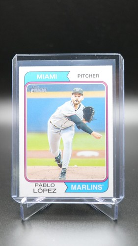 2023 Topps Heritage Baseball #411 Pablo Lopez SP | eBay