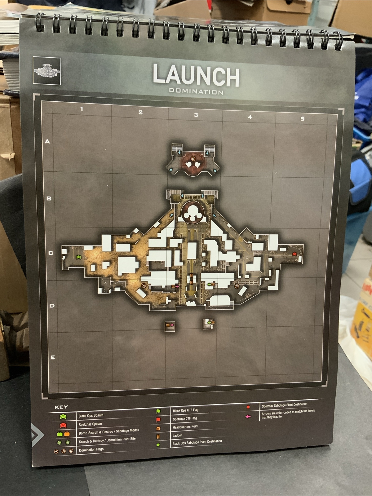 CALL OF DUTY BLACK OPS MULTIPLAYER TACTICAL RECON STAND MAPS ORIGINAL ...