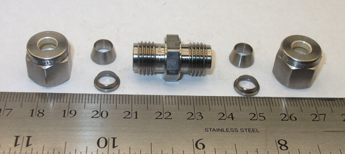 Swagelok SS-200-6 Tube Fitting -Union 1/8 in. Tube OD - NEW | eBay