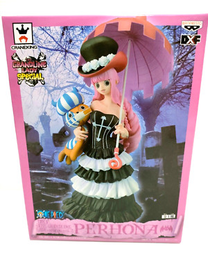 One Piece Perona DXF The Grandline Lady Special Figure Anime Banpresto ...