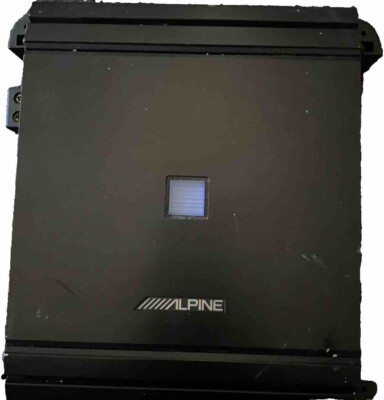 Alpine MRV-M500 500W Mono Channel V-Power Digital Amplifier ...