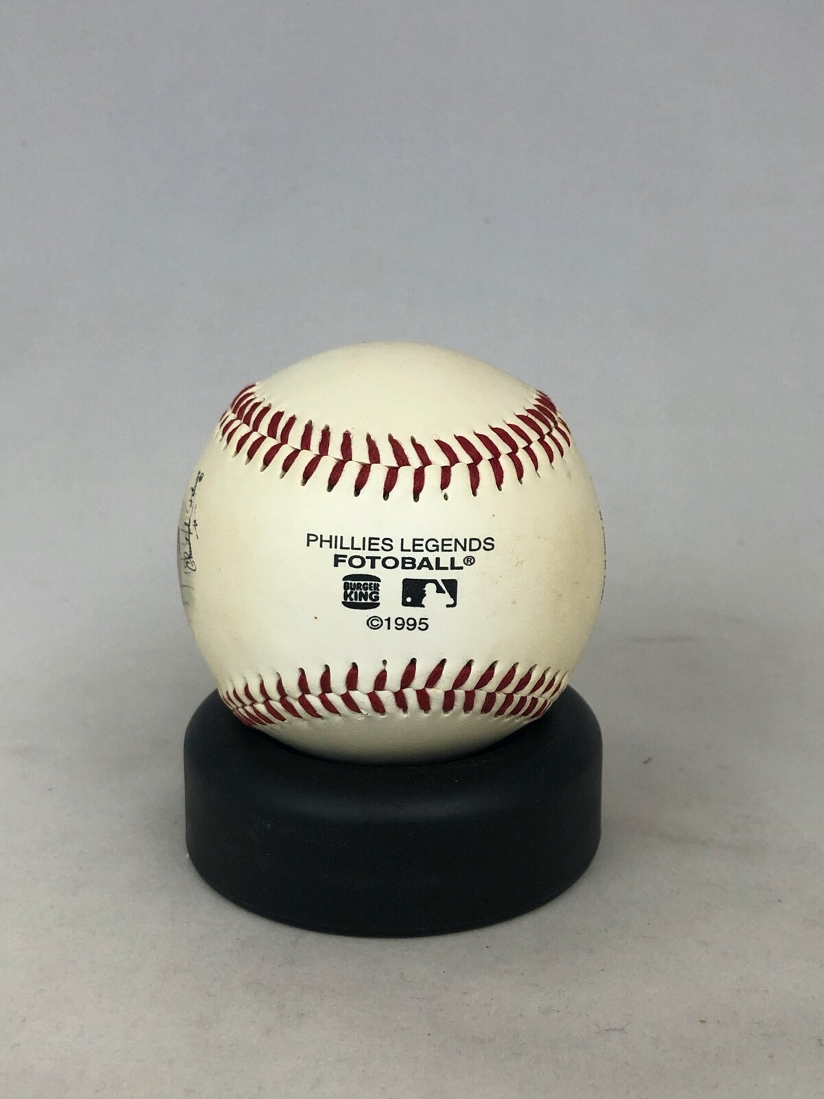 RICH ASHBURN PHILADELPHIA PHILLIES 1995 BURGER KING LEGENDS FOTOBALL ...