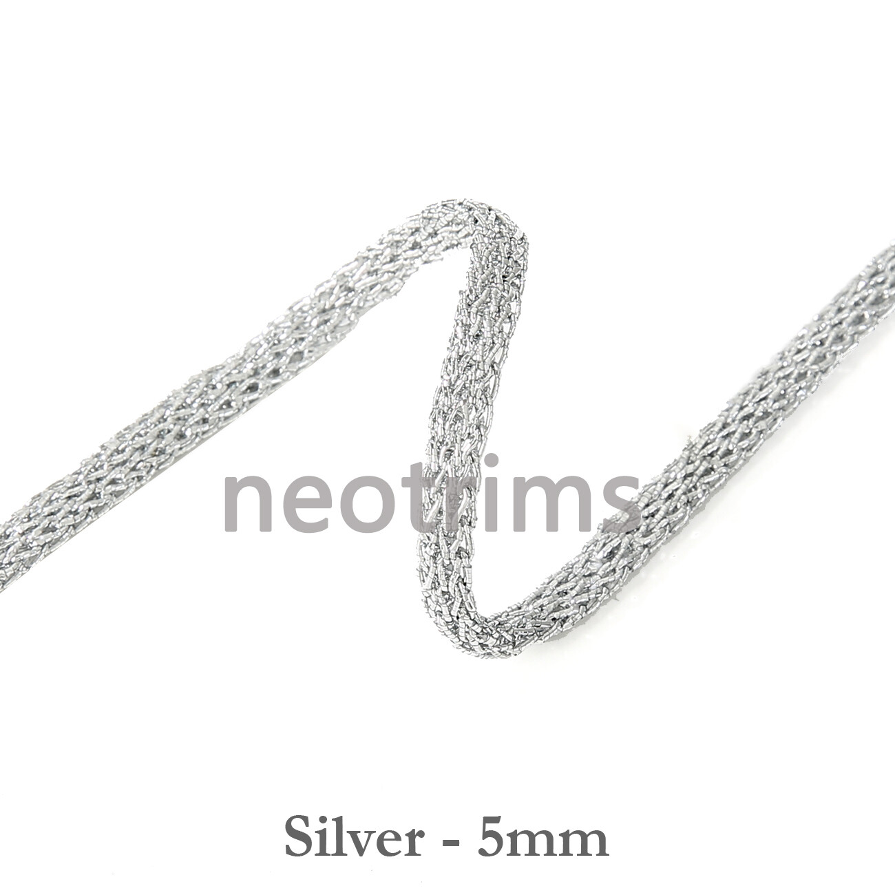 Metallic Gold Silver Trimming Ribbon Braid Lurex Textured Weave,5 ...