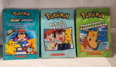 Scholastic Pokemon Classic Collection 3 x Chapter Books Set Paperback ...