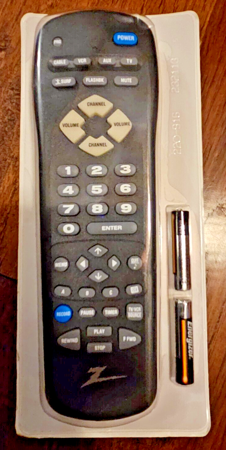 Zenith Remote Control TV DVD Original Clicker Allegro 101-8680 124-212 ...