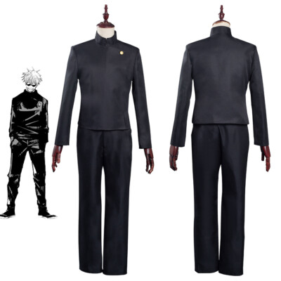 Anime Jujutsu Kaisen Gojo Satoru Cosplay Costume School Uniform Outfit ...