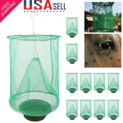 The Ranch Fly Trap Outdoor Fly Trap Killer Bug Net Cage Perfect For ...
