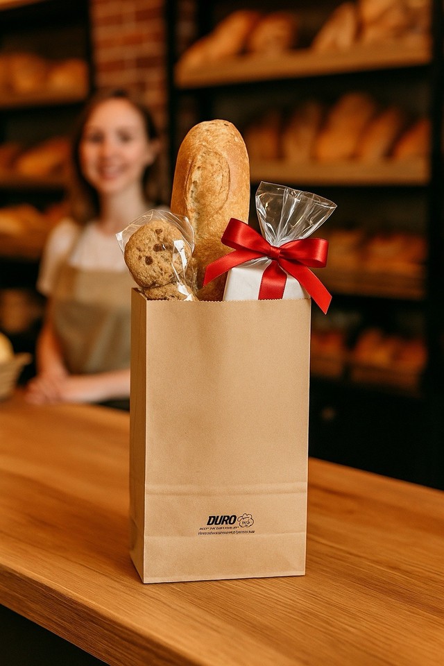 Duro Bag #2 Kraft Paper Bags Recycled 500ct 4.3x2.4x8.2" Eco Friendly ...