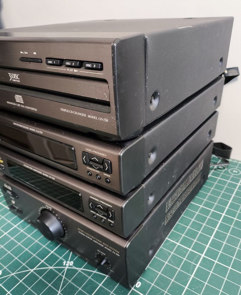 AKAI Stereo Stack System CD-750, EA-750, TP-750, PA-950. *FOR SPARES OR REPAIR* | eBay UK