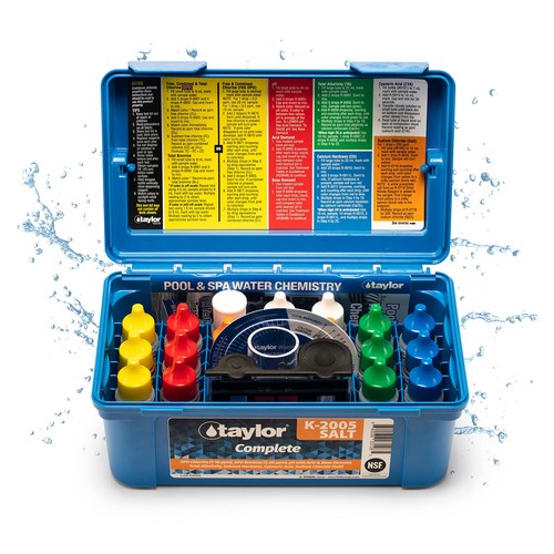 Taylor Technologies K-2005-SALT Test Kit Complete High 840036004302 | eBay
