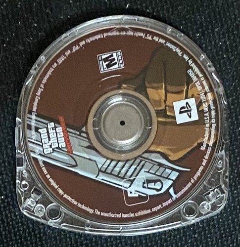 Grand Theft Auto Liberty City Stories Authentic Tested UMD Game Disc ...