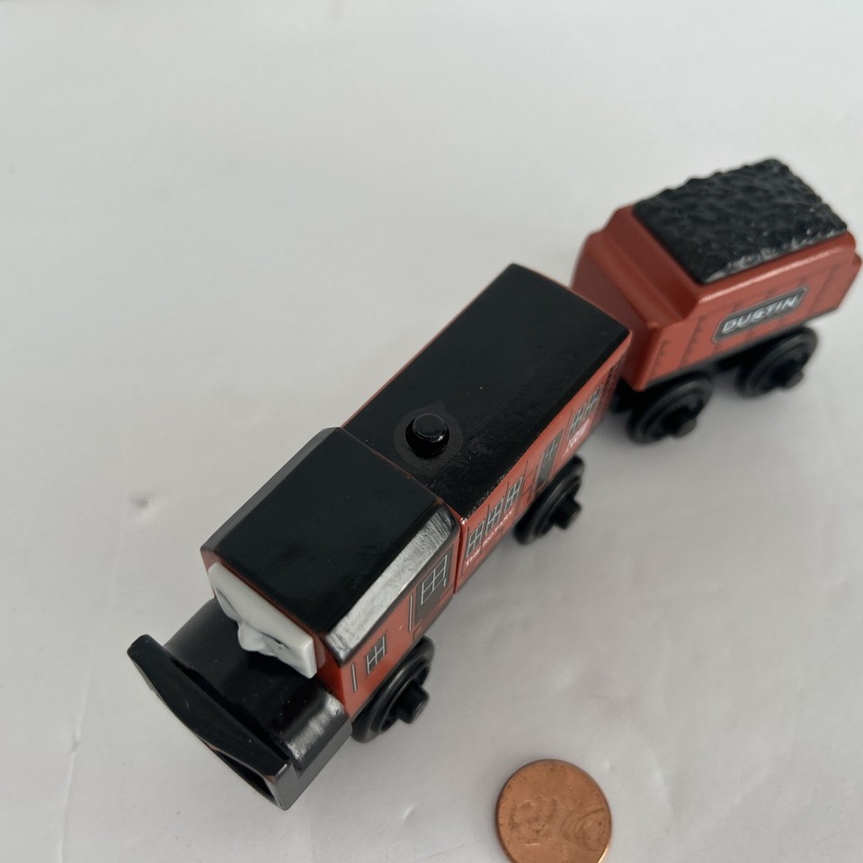Thomas & Friends Dustin The Rotary Wooden Train Snowplow DHL40 & Tender ...