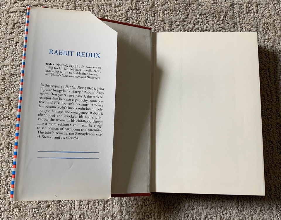RABBIT REDUX By John Updike - Hardcover Brand New | eBay