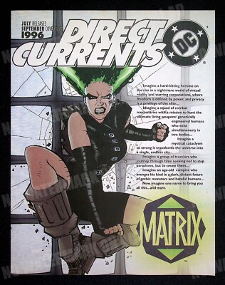 Cyberella Matrix Helix DC Comics 1996 Trade Print Magazine Ad Poster ...