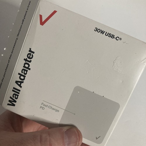 Wall Adapter Verizon 30W USB-C port Fast Charge White Verizon ...