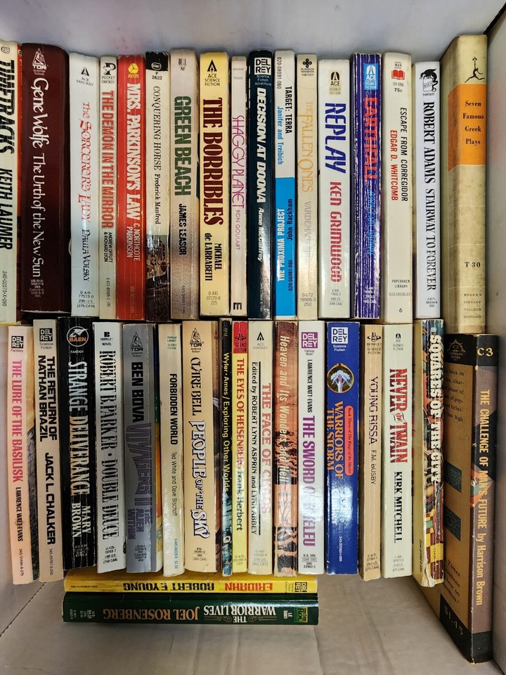 Vintage Science Fiction Paperbacks Some Rare & Highly Collectible LOT ...