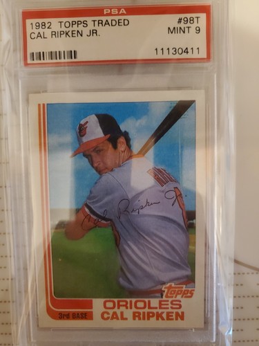 1982 Topps Traded #98T Cal Ripken JR. HOF RC ROOKIE - PSA 9 MINT | eBay