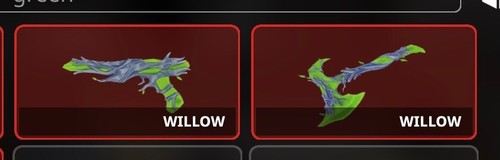 (READ DESC) Roblox Murder Vs Sheriffs Duels/MVSD GREEN WILLOW SET FAST ...