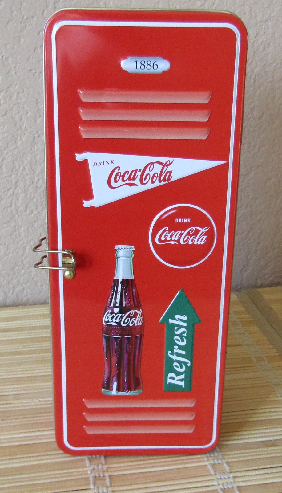 Vintage Coca Cola Collectors Hinged Locker Tin | eBay