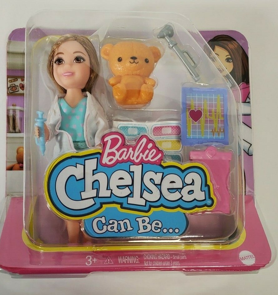NEW 2020 Barbie Chelsea Can Be Doctor & Club Chelsea Popsicle Swim AA ...