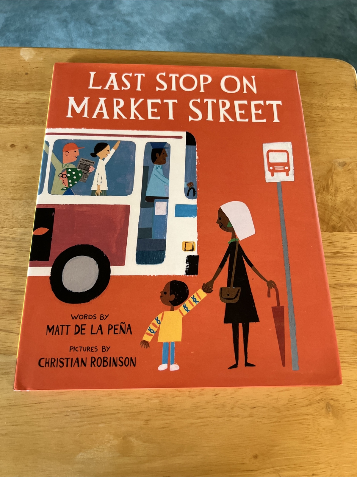Last Stop on Market Street by Matt de la Peña Picture Book Signed by ...