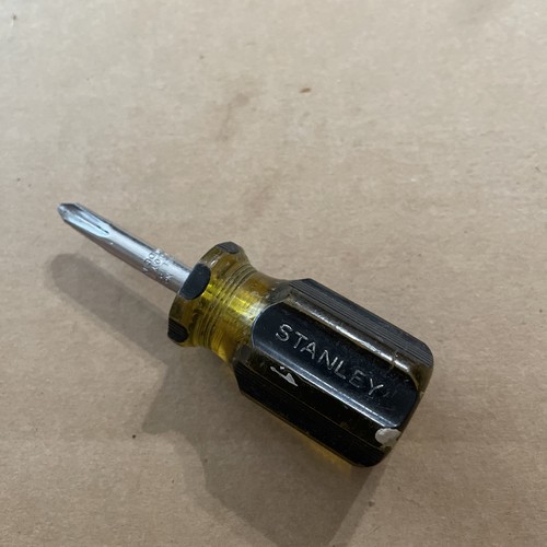 Vintage Stanley 100 Plus # 64-105 Stubby Standard Phillips Screwdriver ...