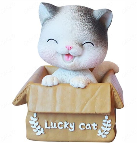 Super Cute Cat Bobblehead for Car Dashboard and Office Desk|Decorative ...