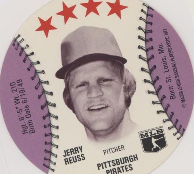 1977 MSA Discs - Jerry Reuss Zip'z Sundaes for sale online | eBay