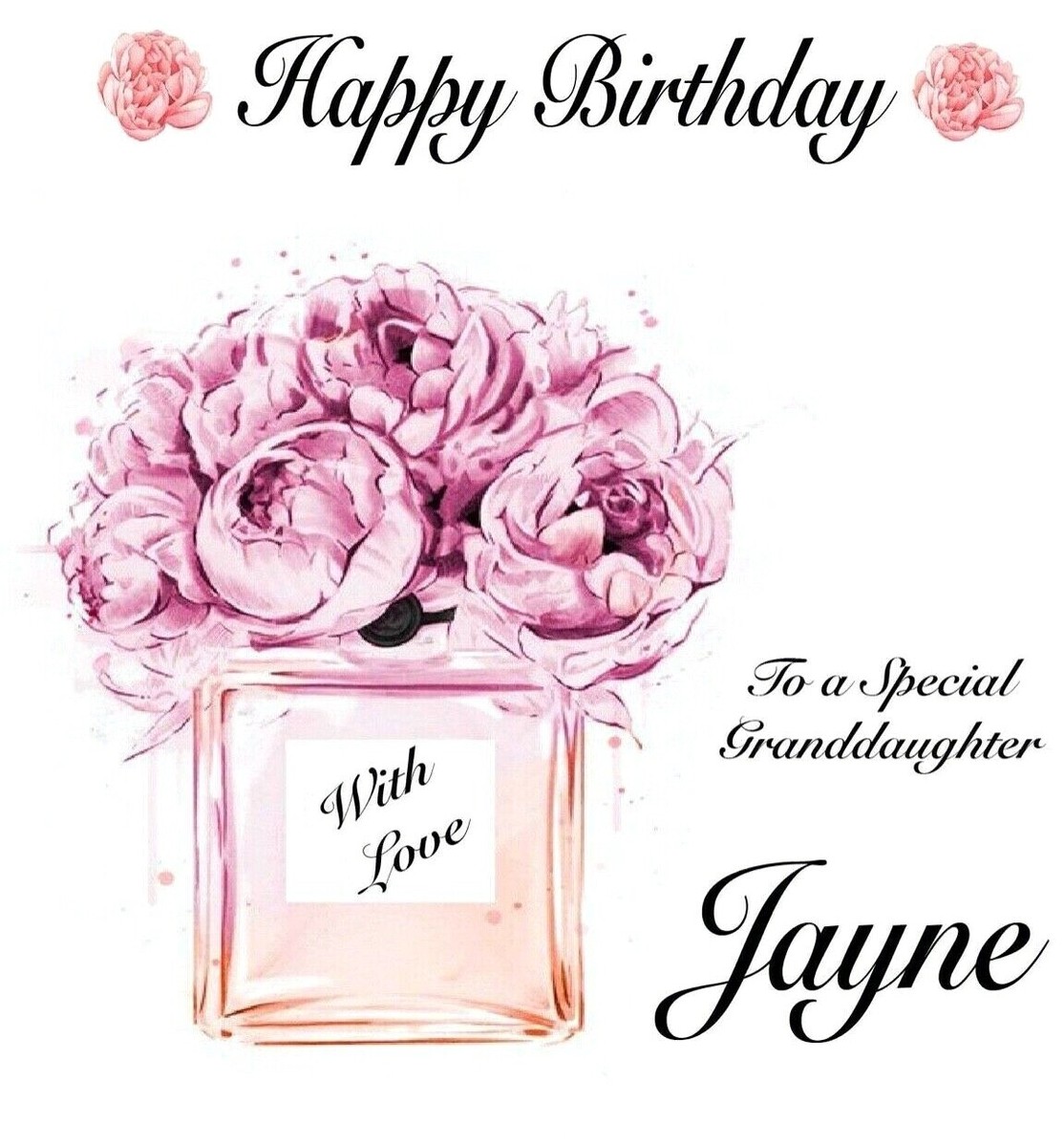 Happy Birthday Jayne ABIGAIL JAYNE DESIGN | Indigo Floral Birthday