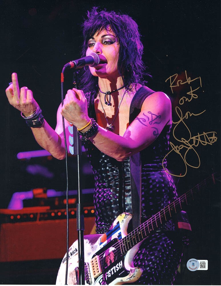 Joan Jett 11x14 Photo Hand Signed Autographed BAS BECKETT | eBay