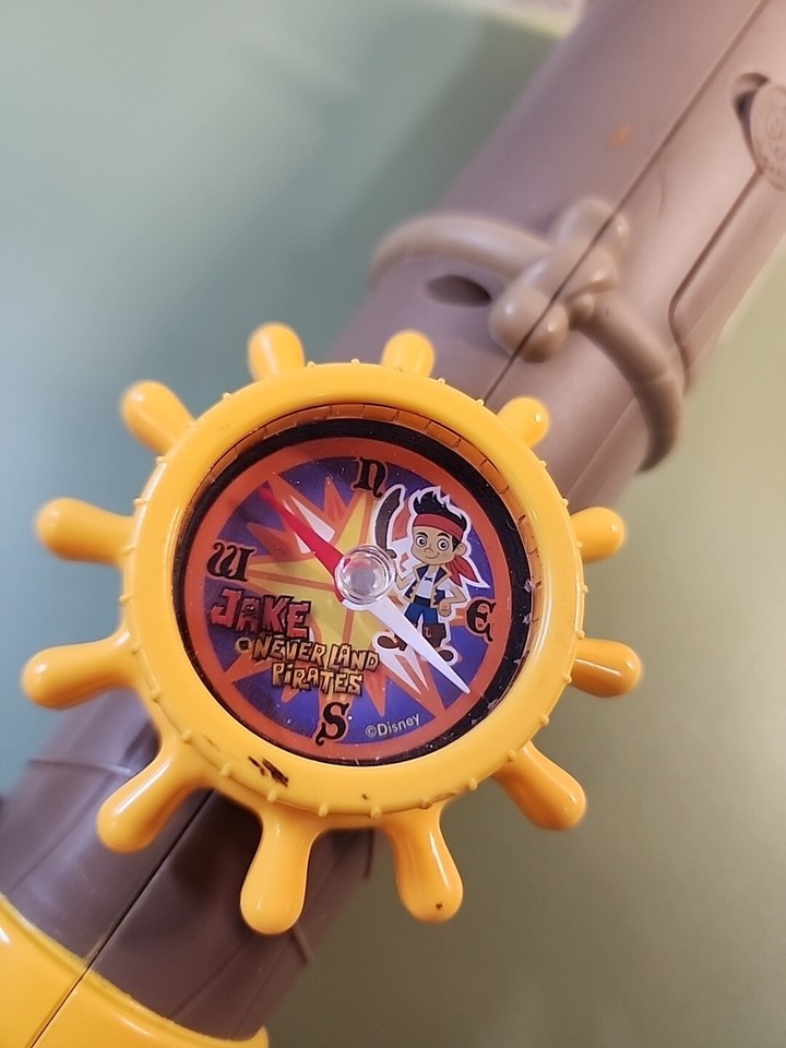 Mattel Disney Jake And The Neverland Pirates Talking Spyglass Telescope ...