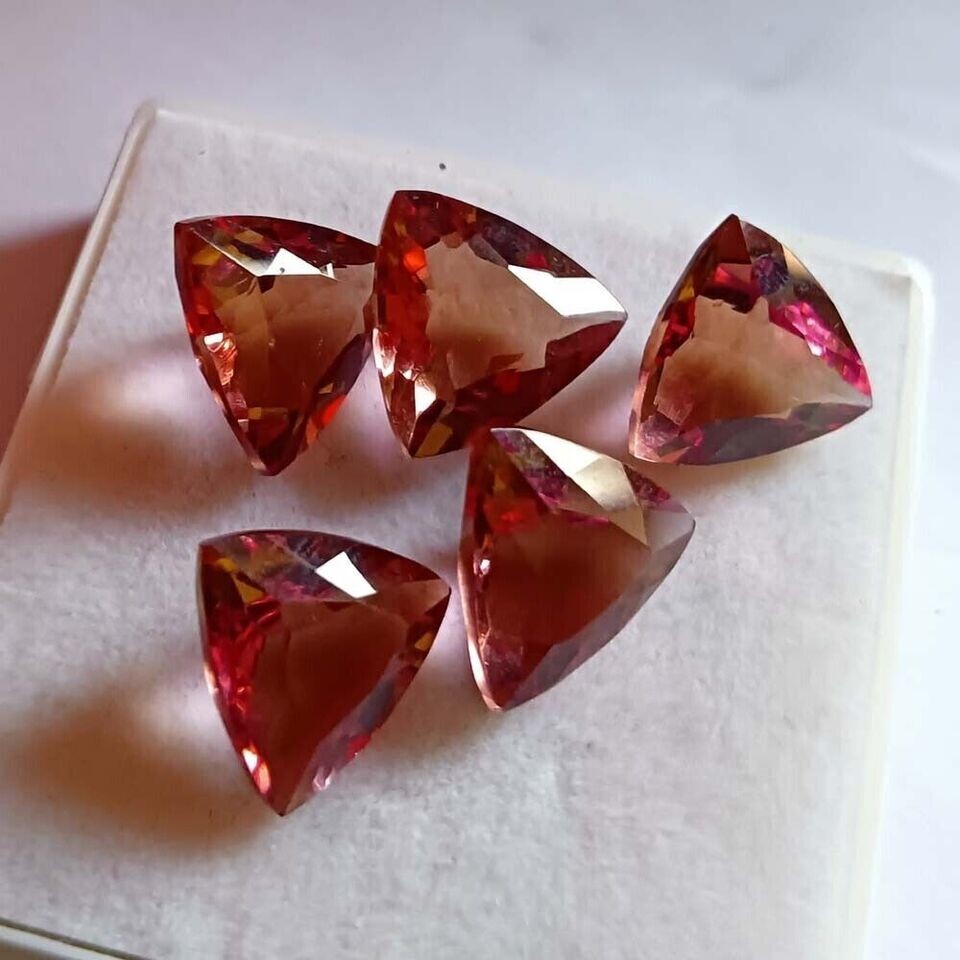 Certified 80 Ct Natural Zultanite 7 Color Turkish Trillion Lot Loose ...