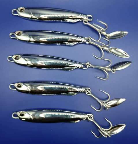 METAL FISHING JIG VERTICAL JIGGING CASTING SALTWATER BOTTOM FISHING ...