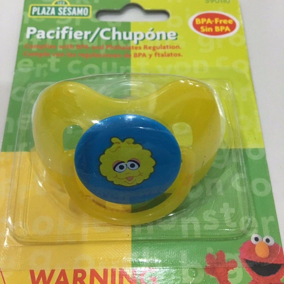 1/2/3 Pcs Sesame Street Elmo Big Bird Cookie Monster Pacifiers PDA FREE ...