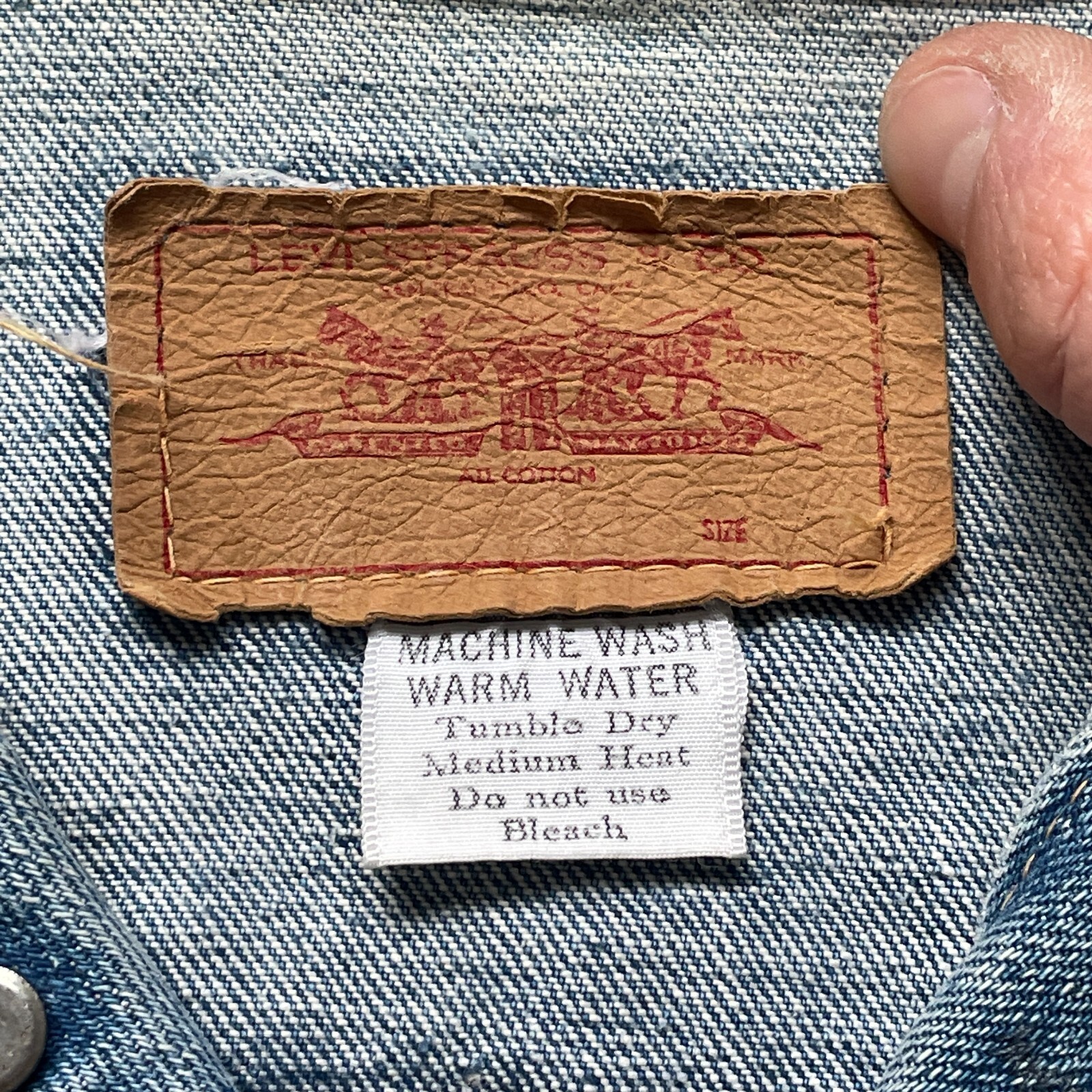 Levi's 70505 Vintage 70's Big E Type 3 Denim Trucker … - Gem