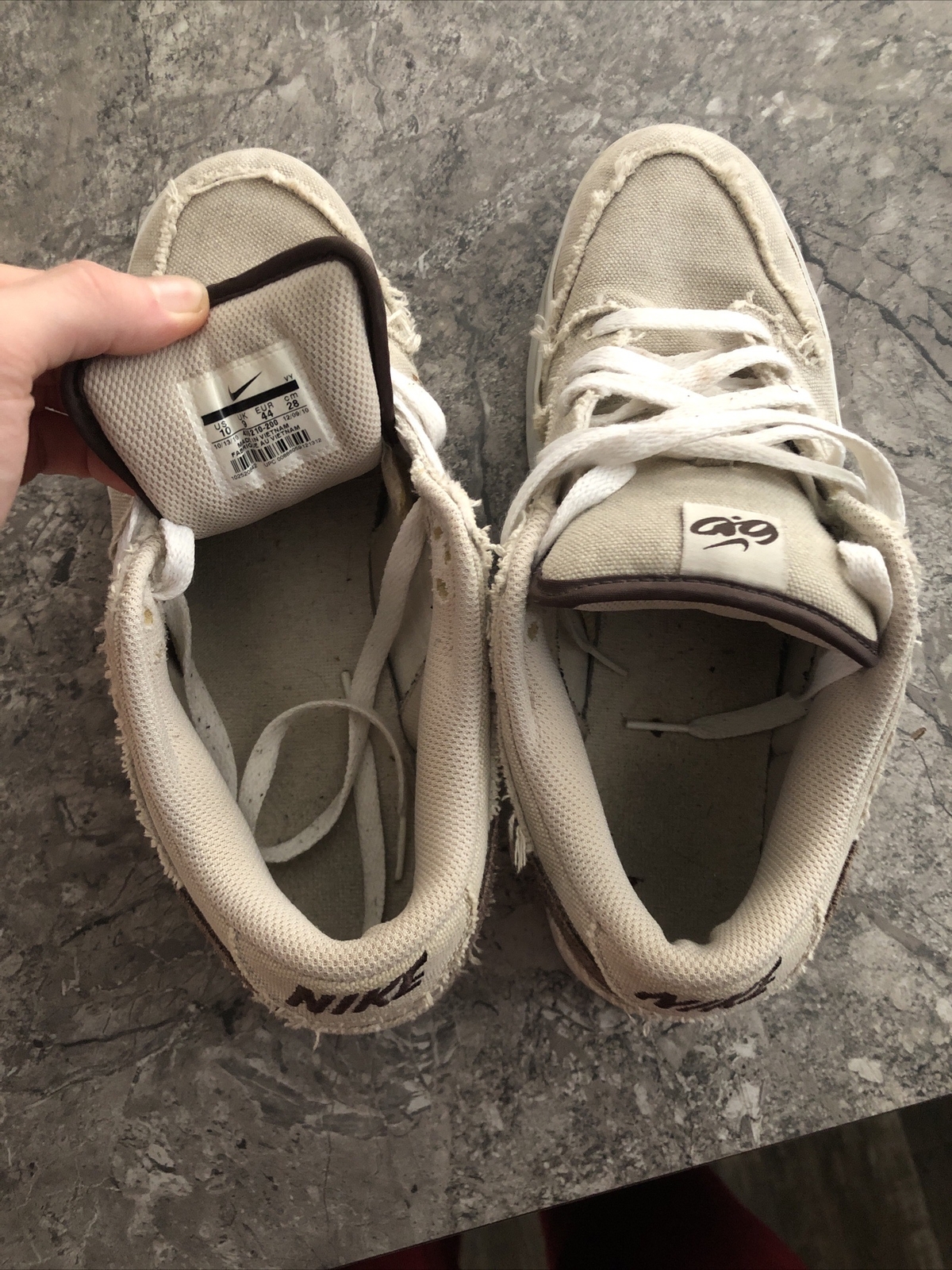 Nike Dunk Low 6.0 Khaki Distressed | eBay