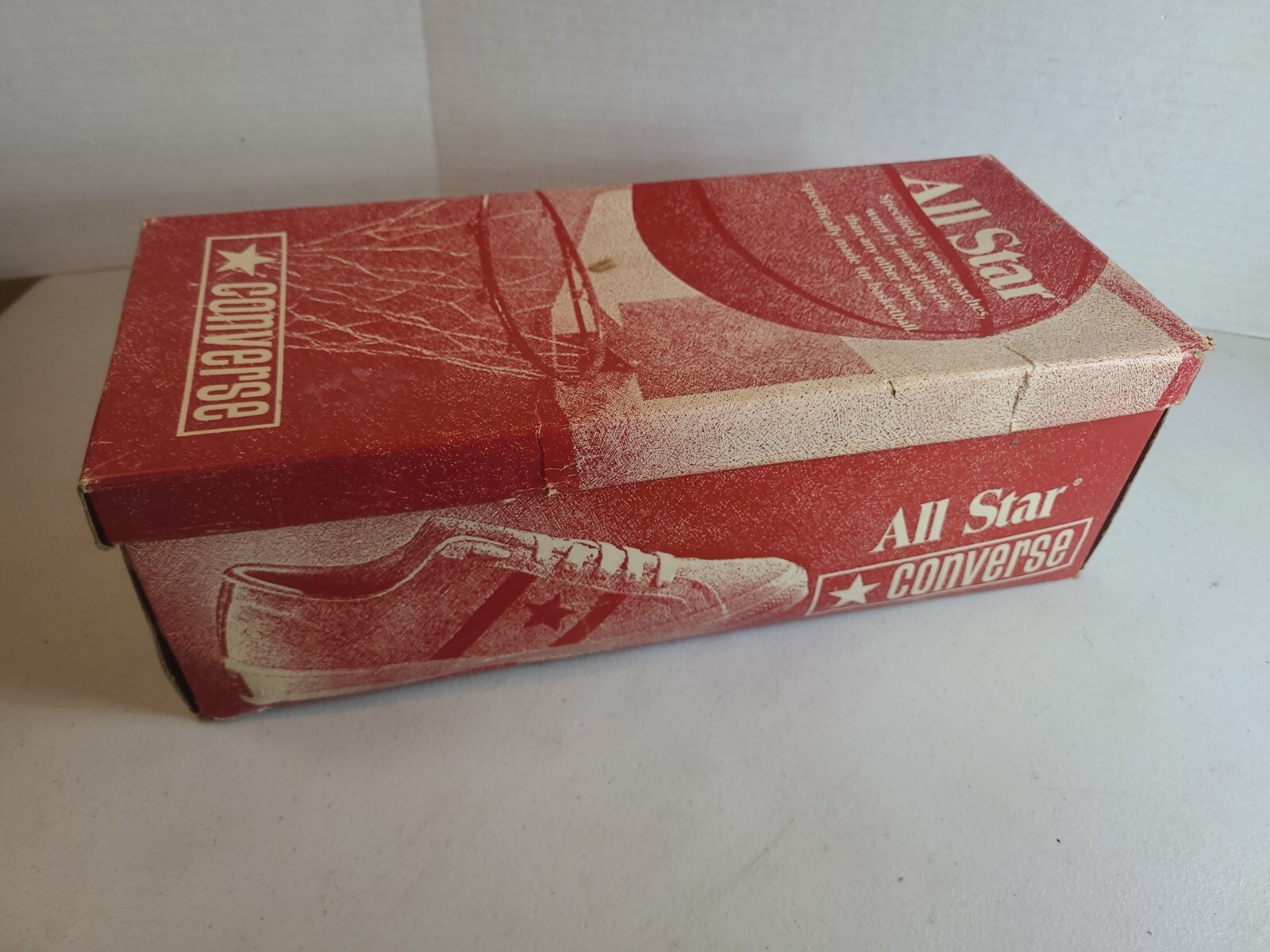 Box Only Vintage Converse All Star Shoe Sneaker 1-9693 gold ox 9 size ...