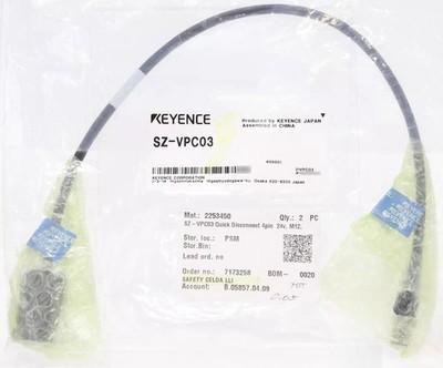 1PC New Keyence SZ-VPC03 LASER SCANNER SZ-V SERIES POWER CABLE SZVPC03 ...