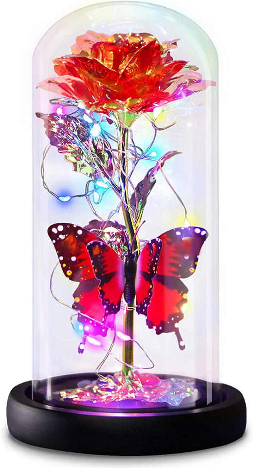 Galaxy Flowers Rose Birthday Gift for Women Mom Grandma, Enchanted ...