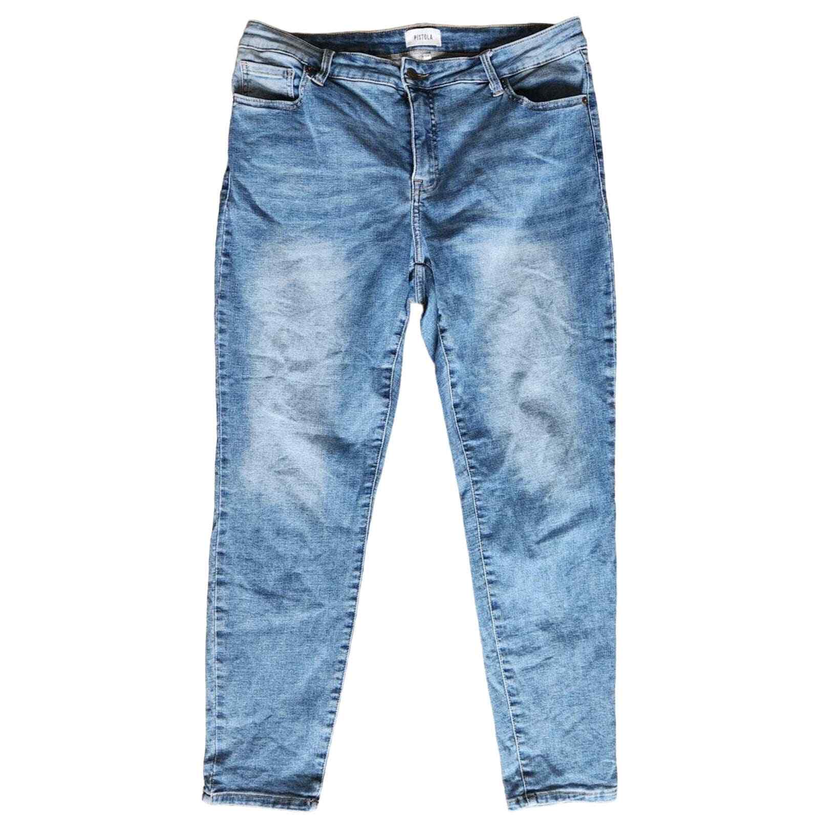 PISTOLA skinny high-rise ankle jeams size 16W - Gem