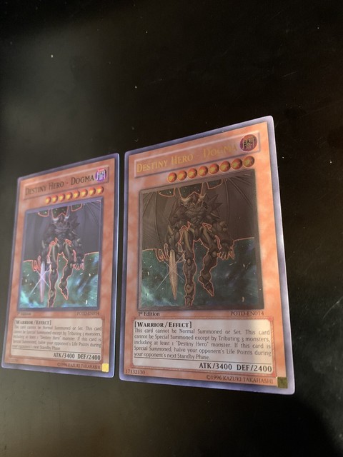 Yu-Gi-Oh! TCG Destiny Hero - Dogma Power of the Duelist POTD-EN014 1st ...