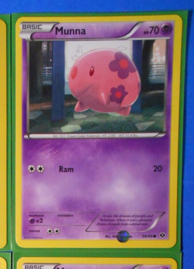 Munna 58/99 Pokemon card BW Next Destinies common NM | eBay