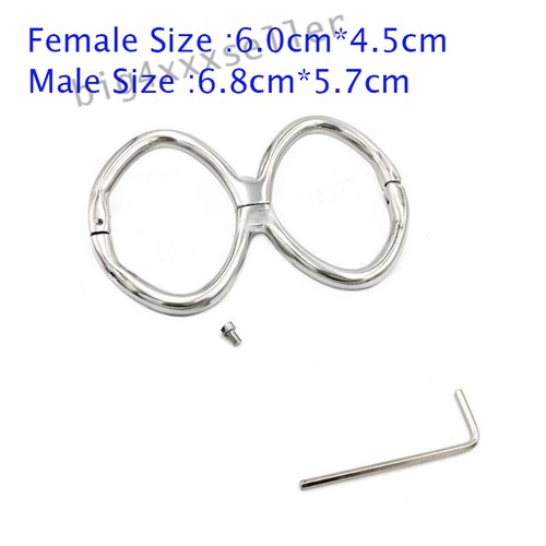 Stainless Steel Handcuffs Body Wrist Cuffs Shackle Manacle Anklets ...