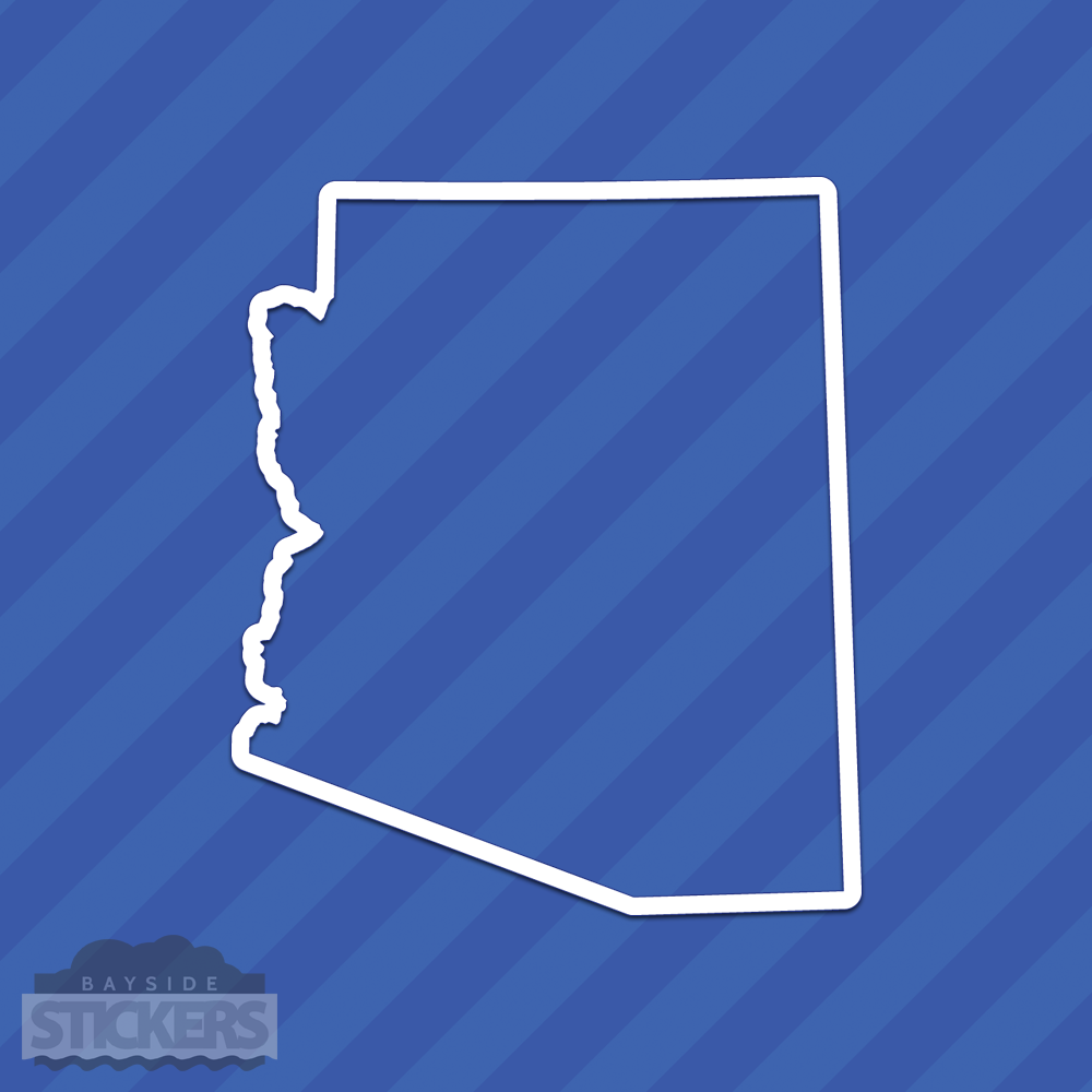 Arizona AZ State Outline Vinyl Decal Sticker | eBay