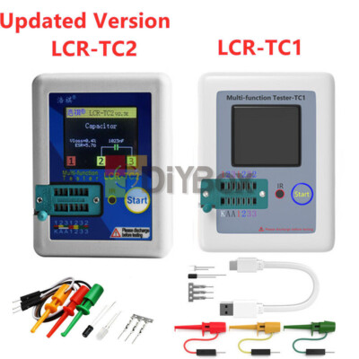 Upgrade LCR-TC1 LCR-TC2 Transistor Tester ESR Capacitance Meter ...