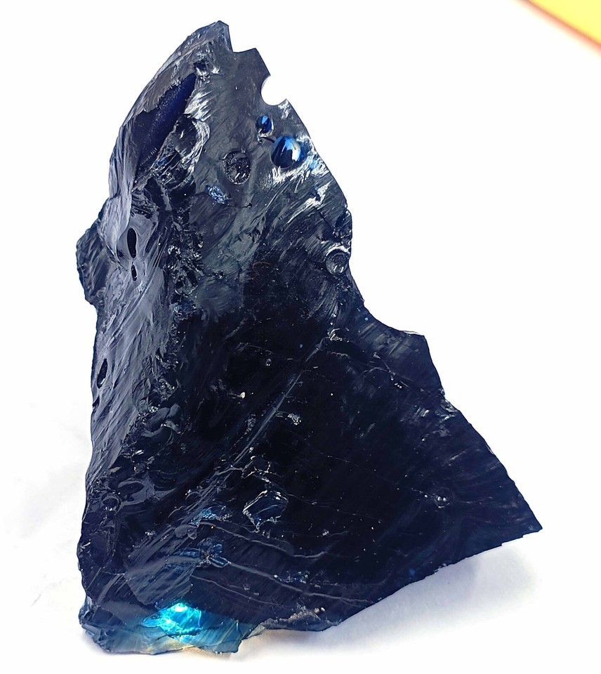 DYED BLUE ALEXANDRITE 743 CT UNCUT ROUGH UNTREATED/UNHEATED EGL ...
