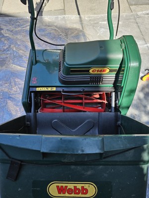 Webb/Atco C14E Windsor 14 Electric Cylinder Reel Lawn Mower | eBay UK