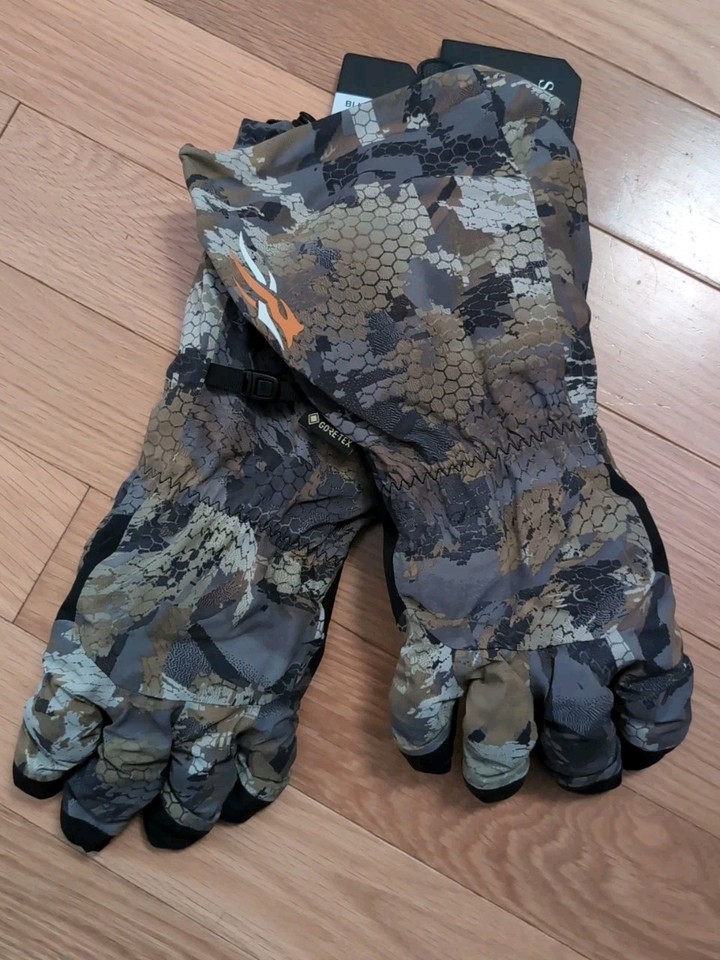SITKA Blizzard Pro GTX Mens L Gore-Tex Optifade Timber Hunting Gloves ...